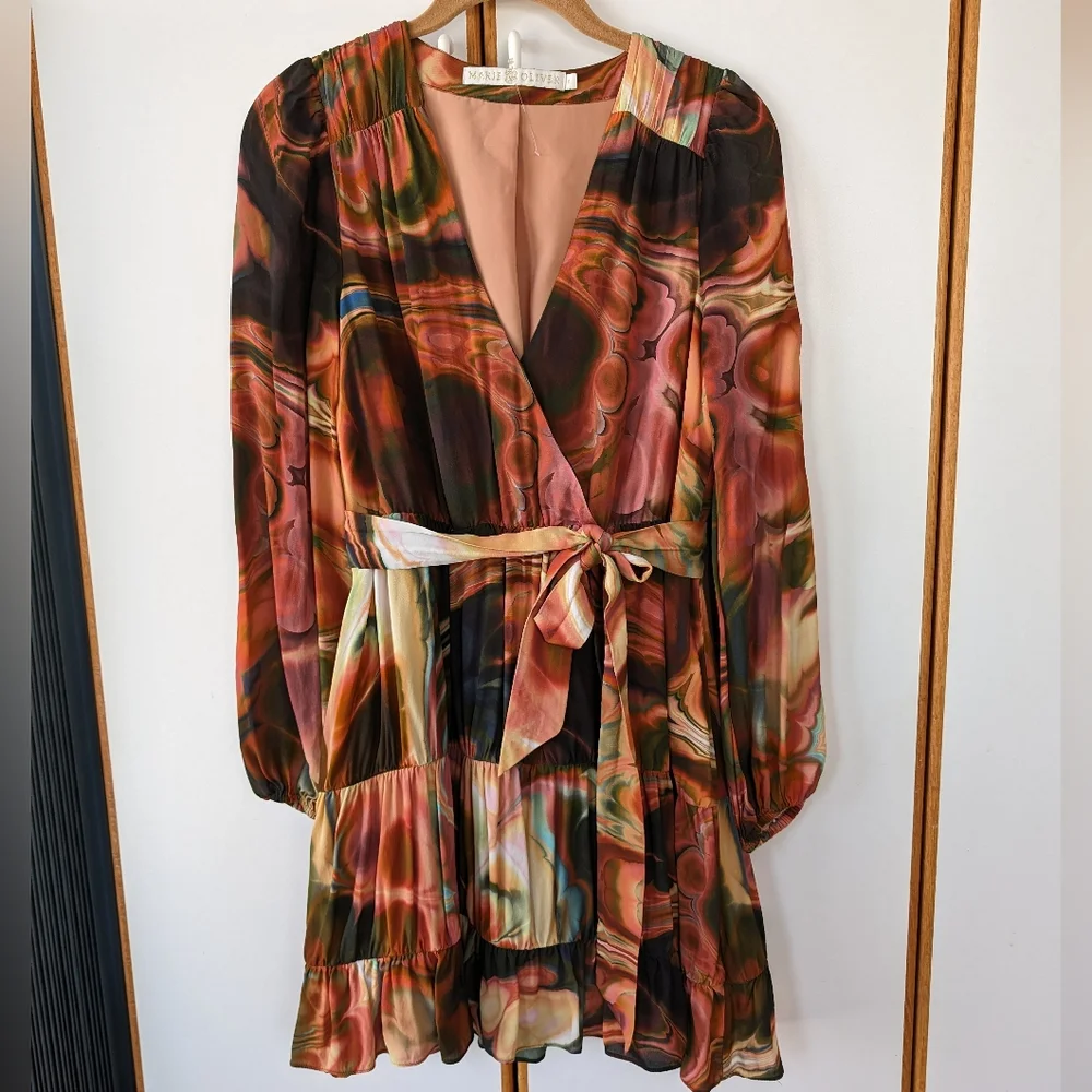 Marie Oliver | Dresses | Nwot Marie Oliver Mila Dress S Malachite ...